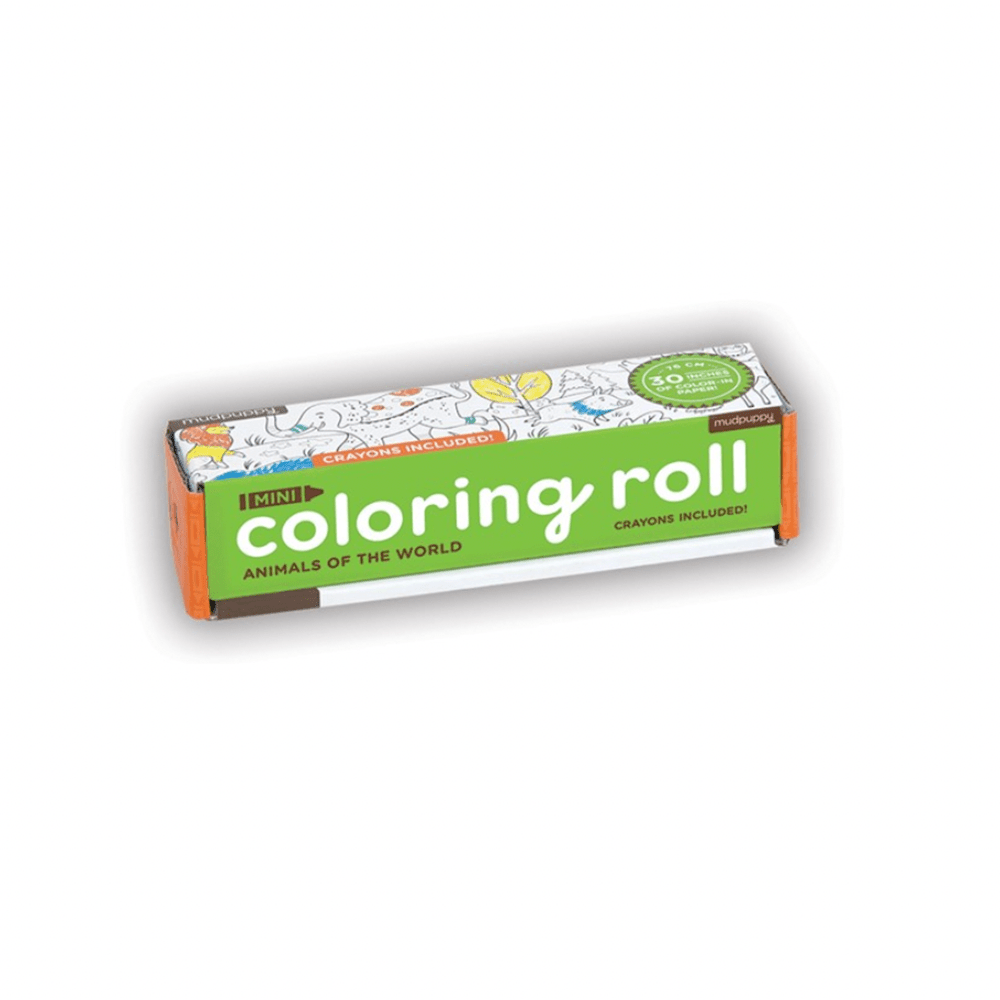 Mini Coloring Roll - Animals of the World – Shop Sweet Lulu