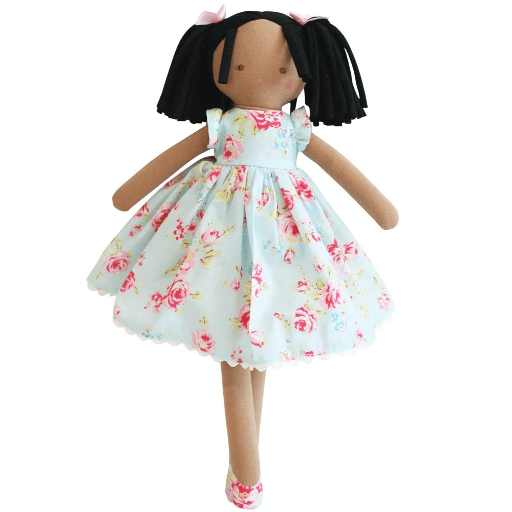 Addie Doll - Blue Floral – Shop Sweet Lulu