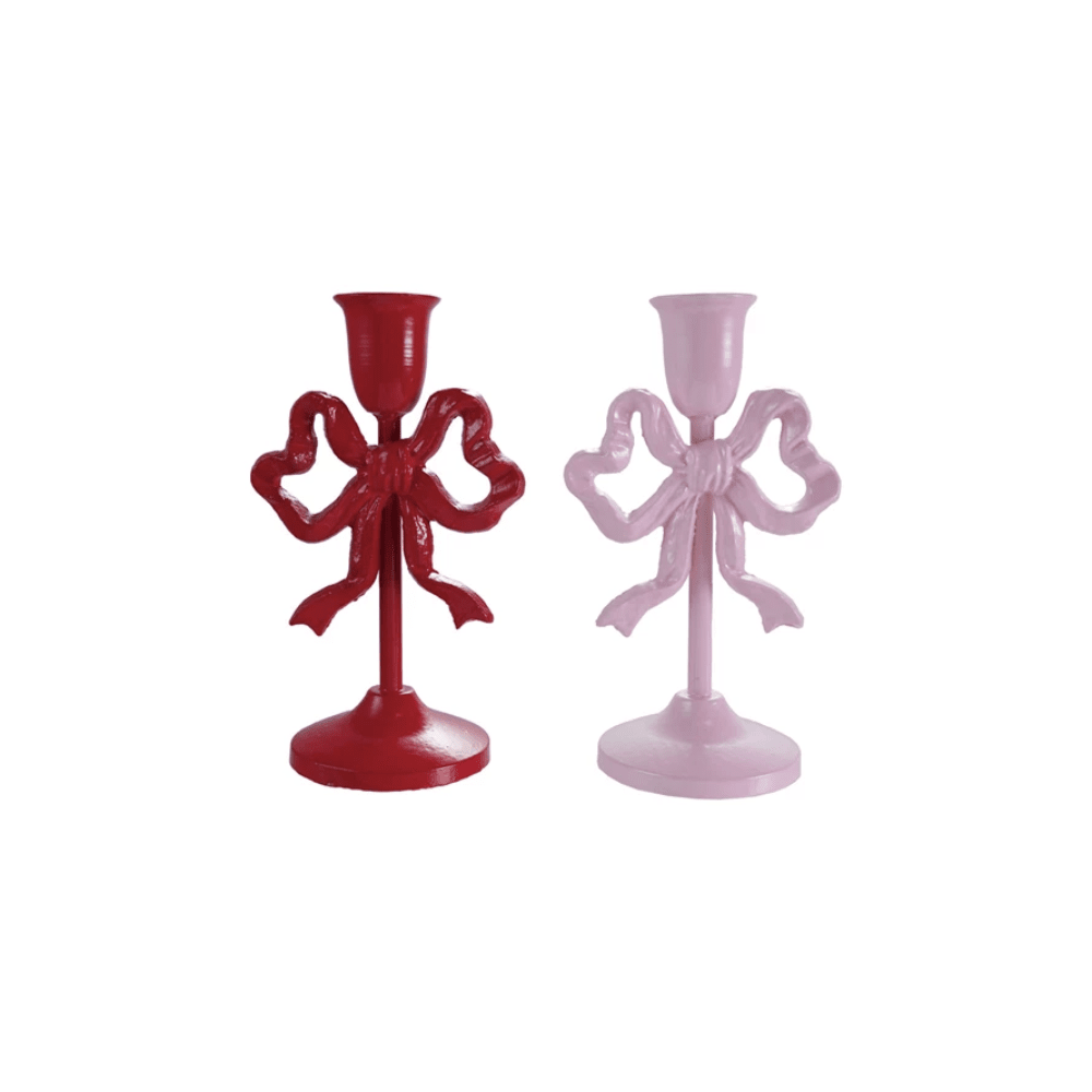 8" Bow Taper Holder - 2 Color Options – Shop Sweet Lulu