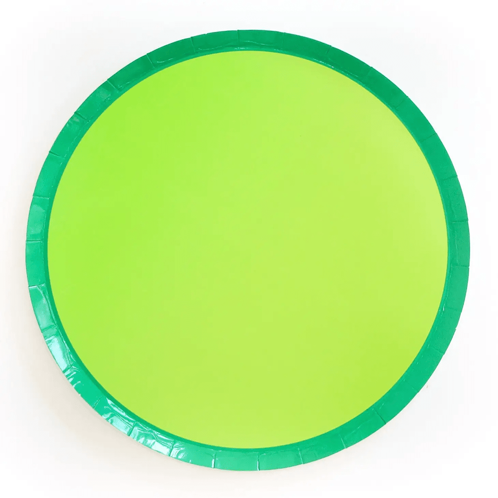 Color Block Small Plates - Green & Lime – Shop Sweet Lulu