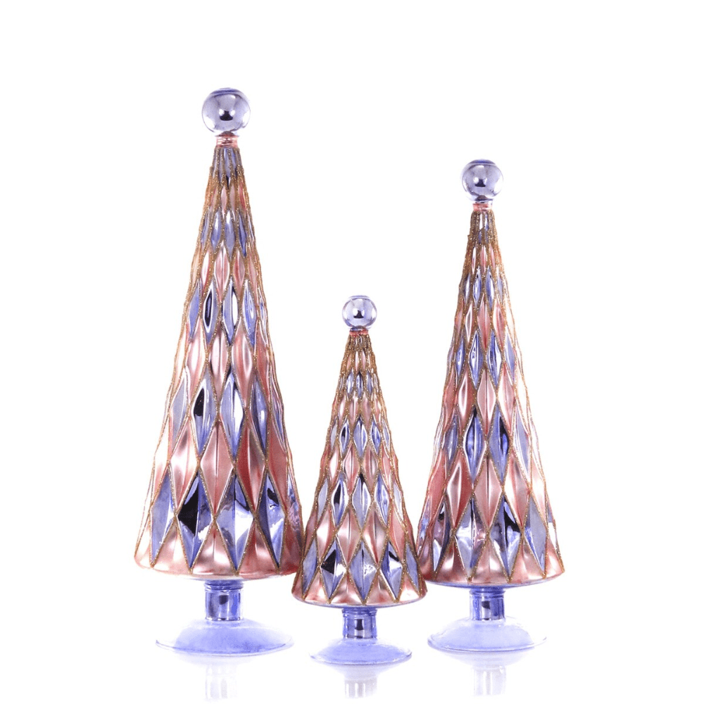 Mid-Centry Diamond Tree Set - Periwinkle Pink – Shop Sweet Lulu