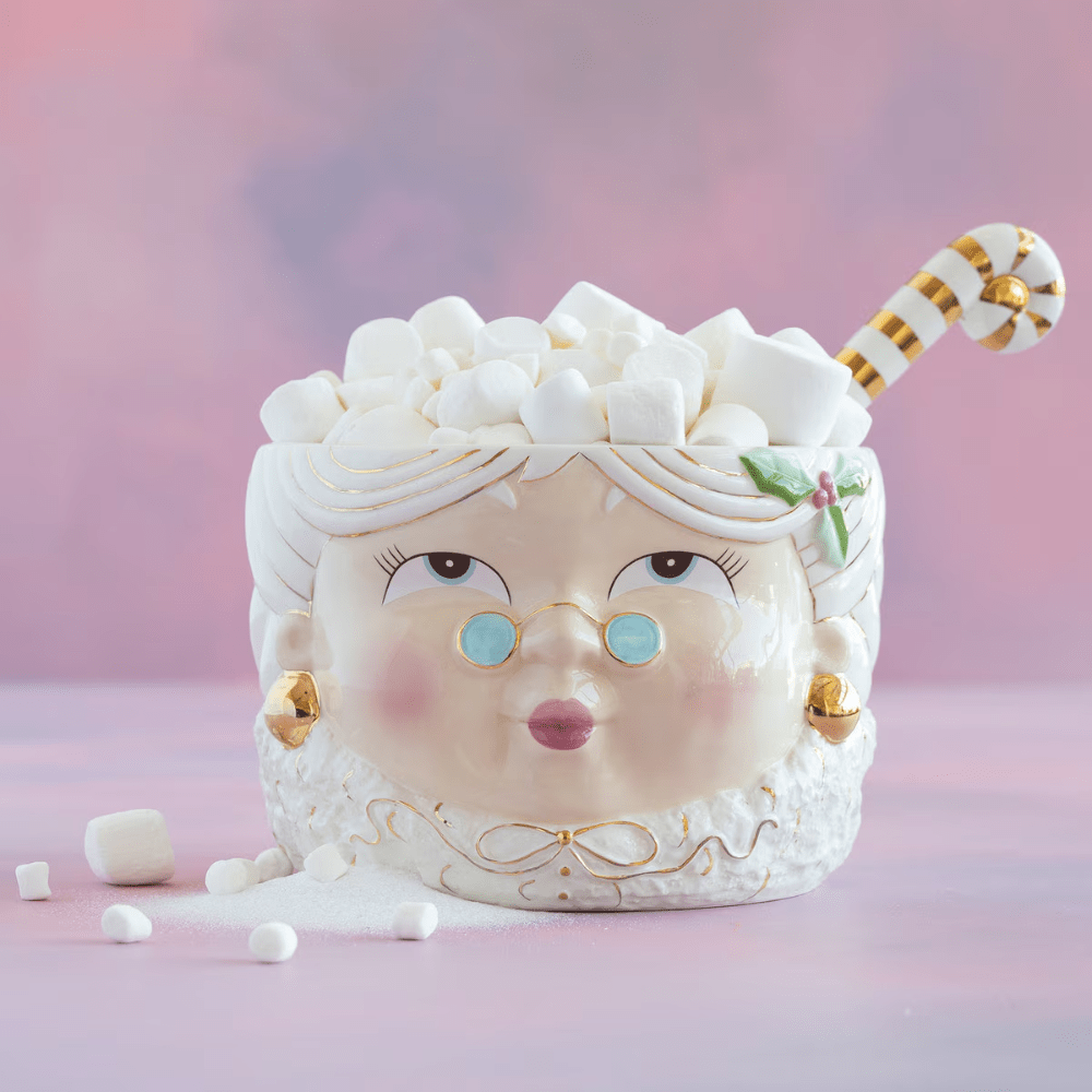 Mrs. Papa Noel Punch Bowl - Cream – Shop Sweet Lulu