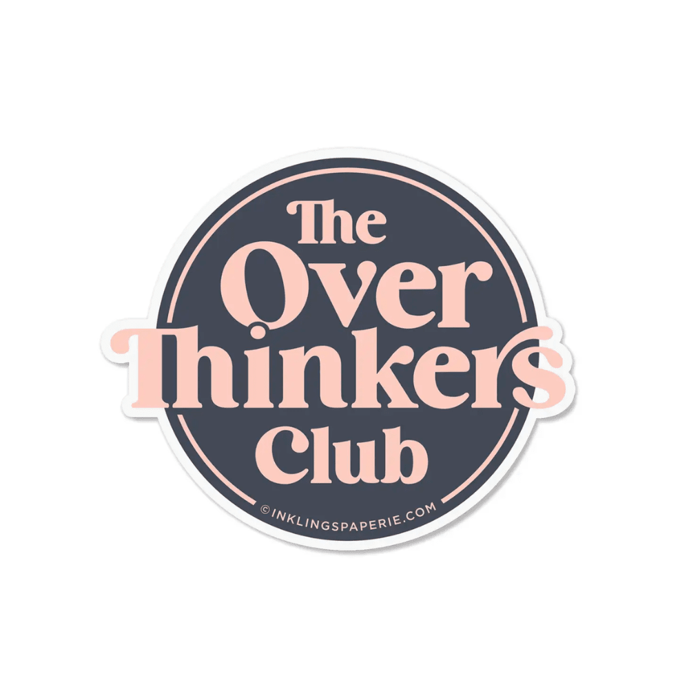 "Over Thinkers Club" Vinyl Sticker – Shop Sweet Lulu