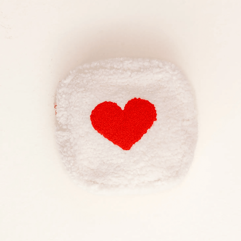 Square Teddy Pouch, Heart - Cream – Shop Sweet Lulu