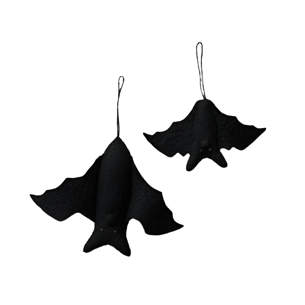 Handmade Wool Felt Bat Ornament - 2 Size Options – Shop Sweet Lulu