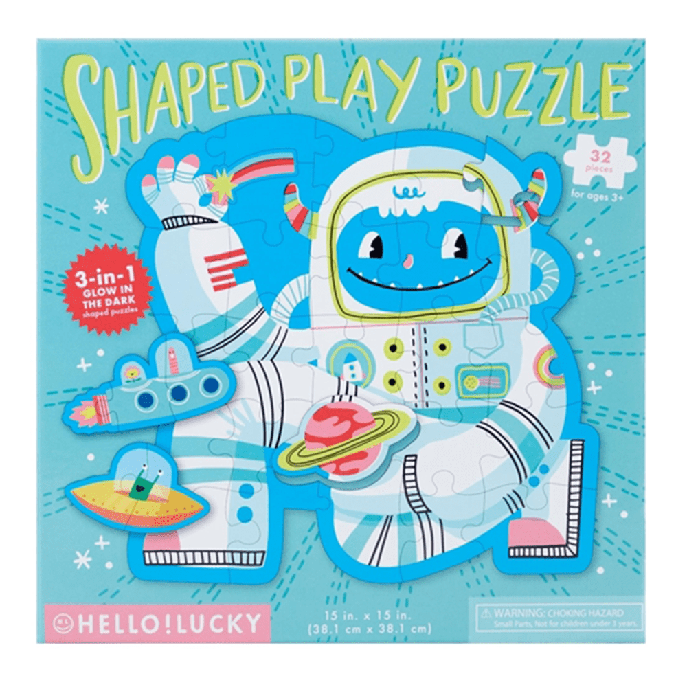 Glow-in-the-Dark Yeti Shaped Play Puzzle – Shop Sweet Lulu