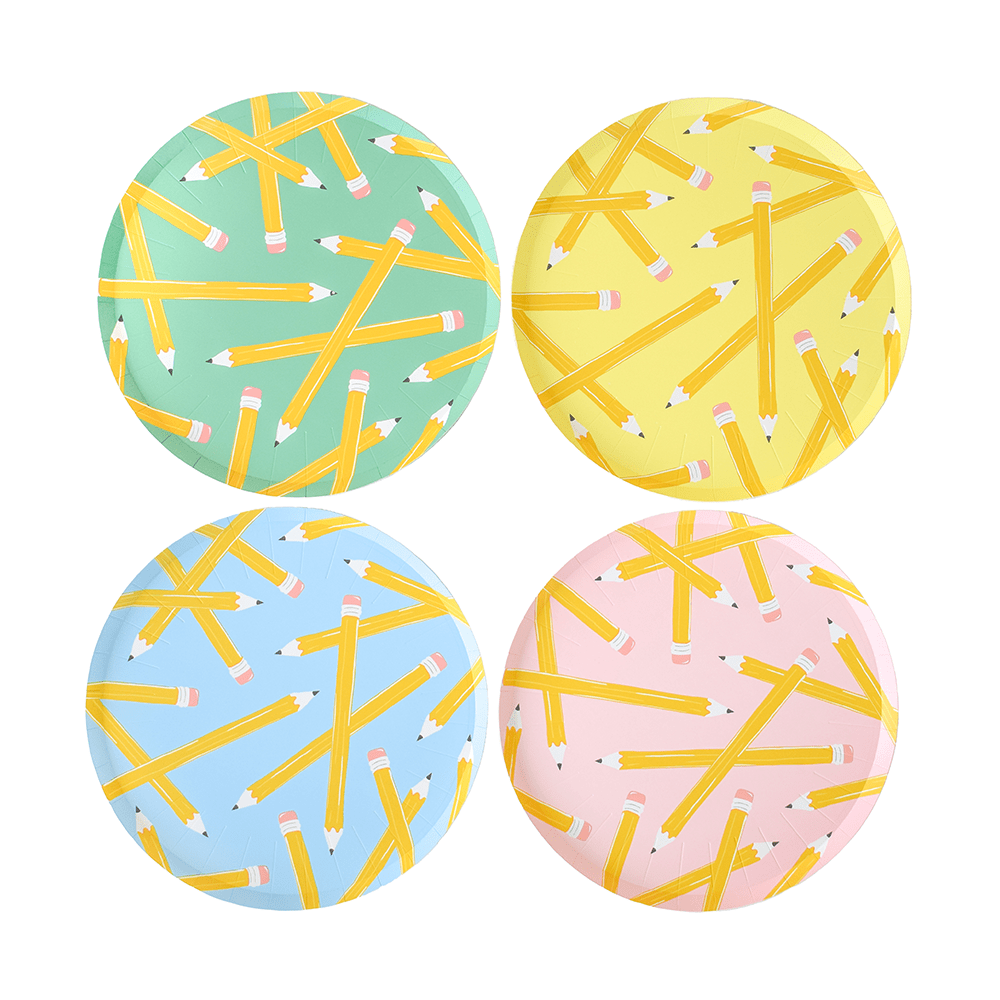 Smarty Pants Pencil Mixed Pack Large Plates – Shop Sweet Lulu