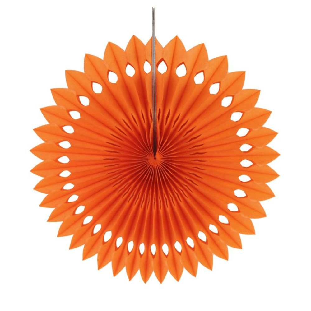 Orange Paper Fans, 5 Sizes – Shop Sweet Lulu