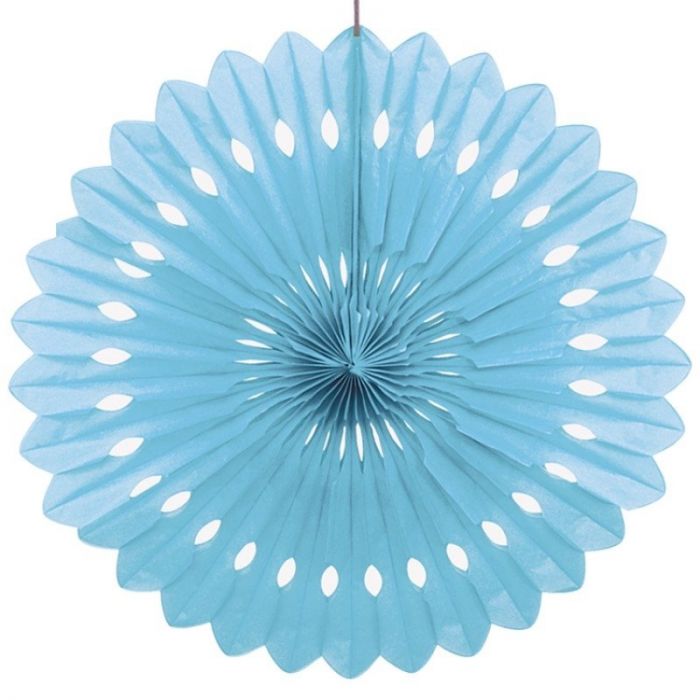 Light Blue Paper Fans, 5 Sizes – Shop Sweet Lulu