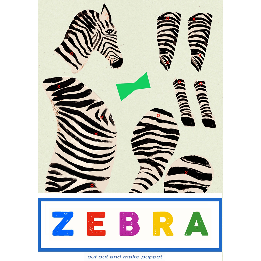 DIY Zebra Puppet – Shop Sweet Lulu