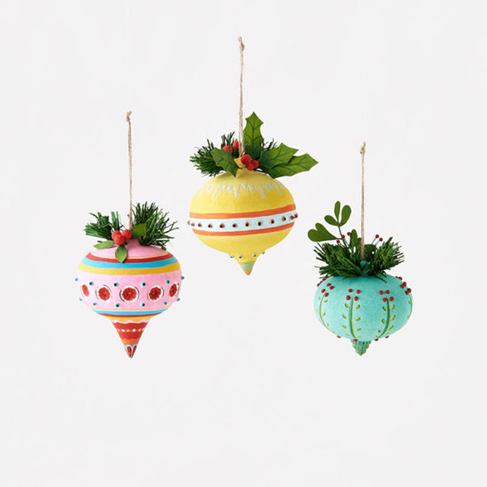 Finial Ball Ornament - 3 Color Options – Shop Sweet Lulu