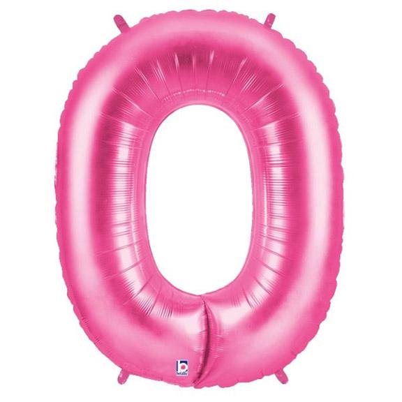 40" Number ZERO Megaloon PINK – Shop Sweet Lulu
